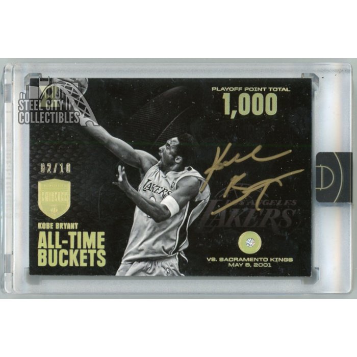 Kobe Bryant 2017-18 Panini Kobe Eminence All-Time Buckets 1000 Diamond ...