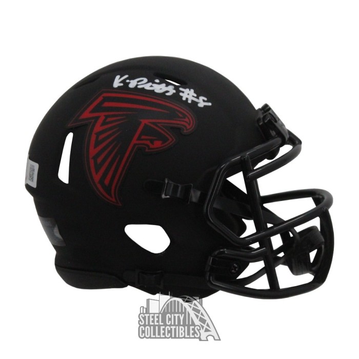 Kyle Pitts Autographed Atlanta Eclipse Mini Football Helmet - BAS ...