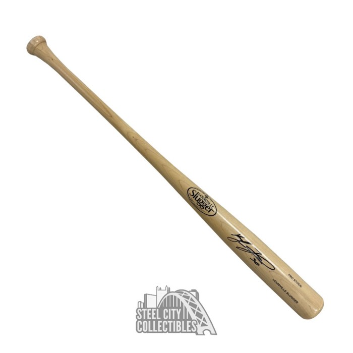 Kyle Tucker Autographed Natural Grain Louisville Slugger Baseball Bat ...