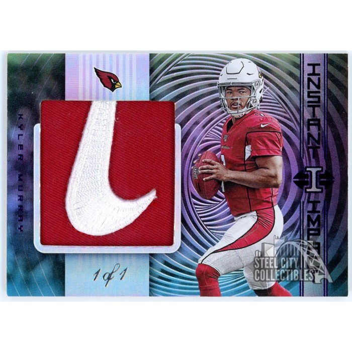 Kyler Murray 2019 Panini Illusions Instant Impact Rookie Nike Patch ...