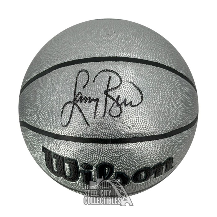 Larry Bird Autographed Wilson Platinum Edition Basketball - PSA/DNA ...