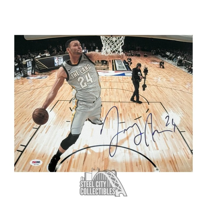 Larry Nance Jr Autographed Cleveland 11x14 Basketball Photo - PSA/DNA ...