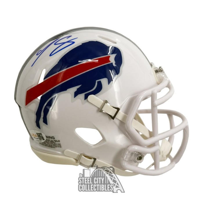 LeSean McCoy Autographed Buffalo Bills Speed Mini Football Helmet - JSA ...