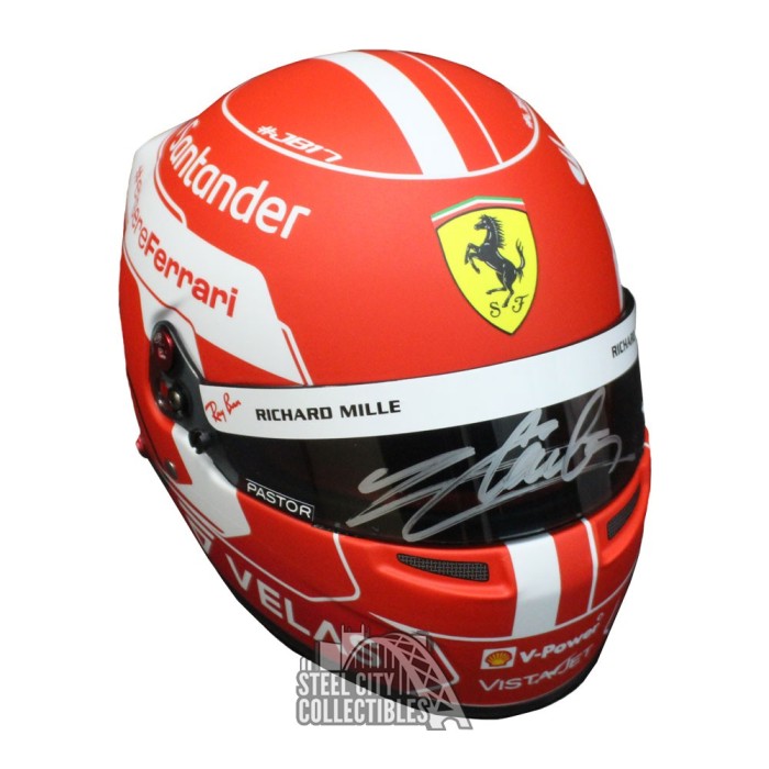 Charles Leclerc Autographed Formula 1 Mini Racing Helmet - Fanatics ...