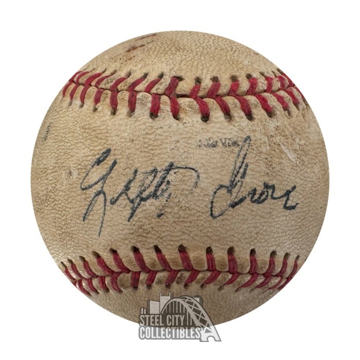 Lefty Grove Autographed Official Peanuts League Baseball - JSA LOA ...