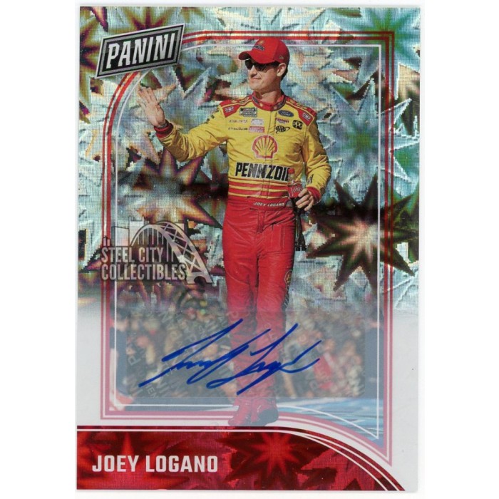 Joey Logano 2024 Panini Black Friday Autograph Card #N1 9/10 | Steel ...