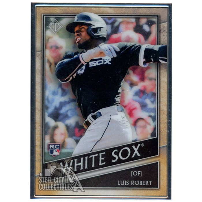 Luis Robert 2020 Topps Transcendent Collection Icons Rookie Card #26 68 ...