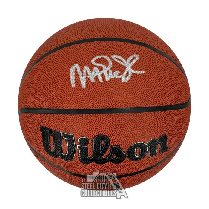 Magic Johnson Autographed Wilson Basketball - BAS | Steel City Collectibles