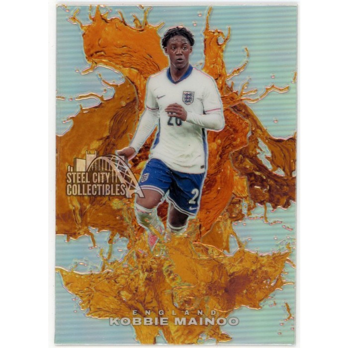 Kobbie Mainoo 2024 Panini Black Friday Splash of Color Card #KM /50 ...