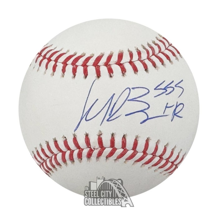 Manny Ramirez 555 HR Autographed Official MLB Baseball - BAS | Steel ...