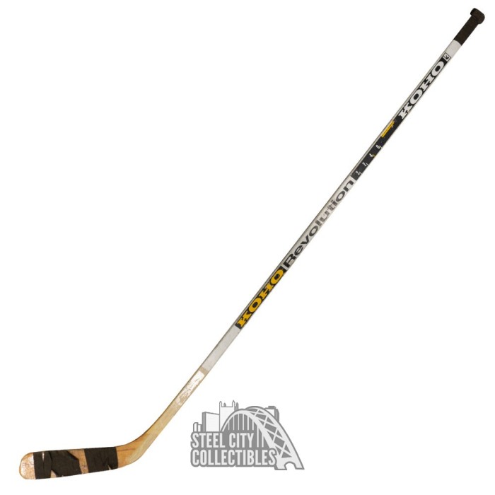 Mario Lemieux Game Used KOHO Revolution Hockey Stick | Steel City ...