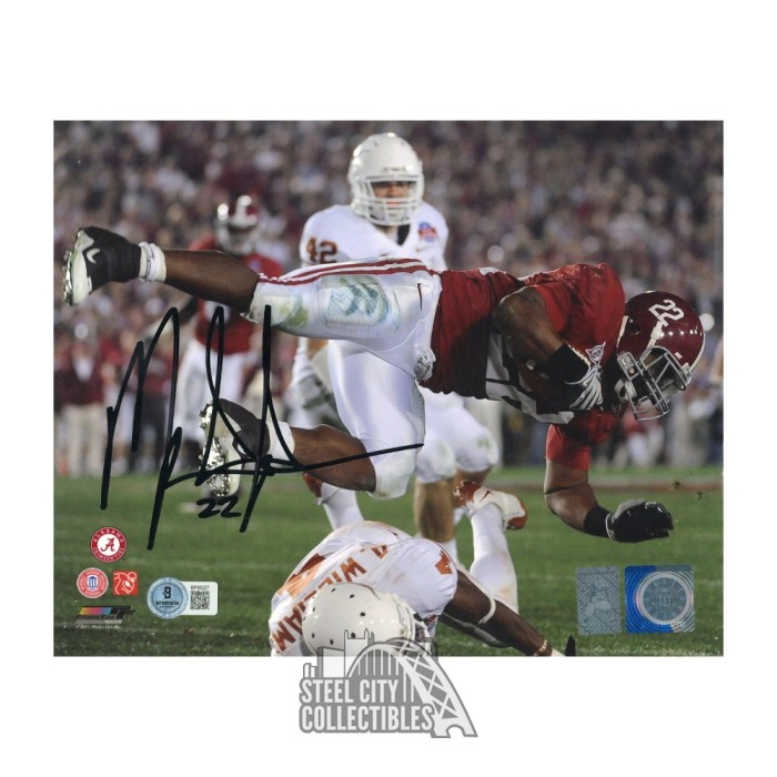 Mark Ingram Autographed Alabama 8x10 Football Photo - BAS (Diving ...