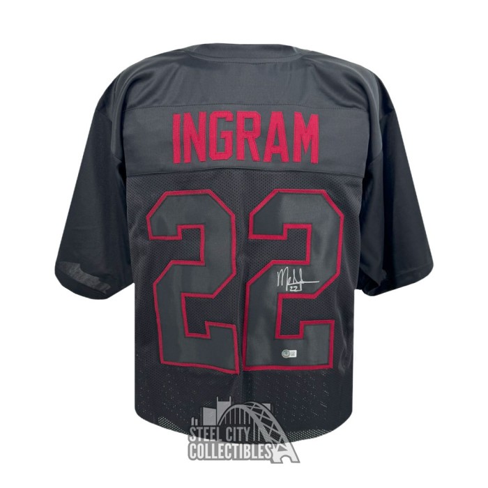 Mark Ingram Autographed Alabama Custom Black Football Jersey - BAS ...