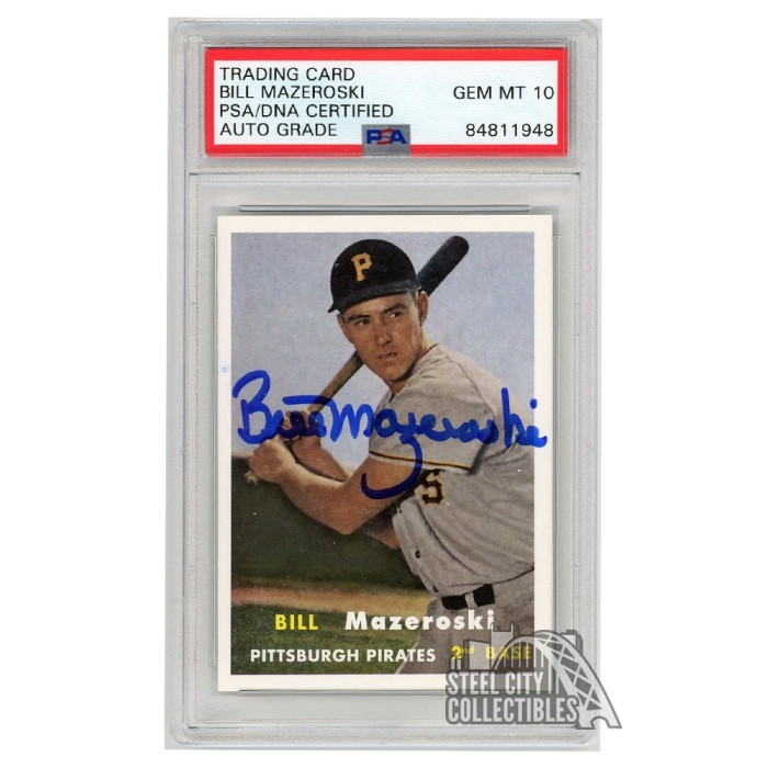 Bill Mazeroski 2016 Topps 1957 Rookie Reprint Autograph Card #A65-BM ...