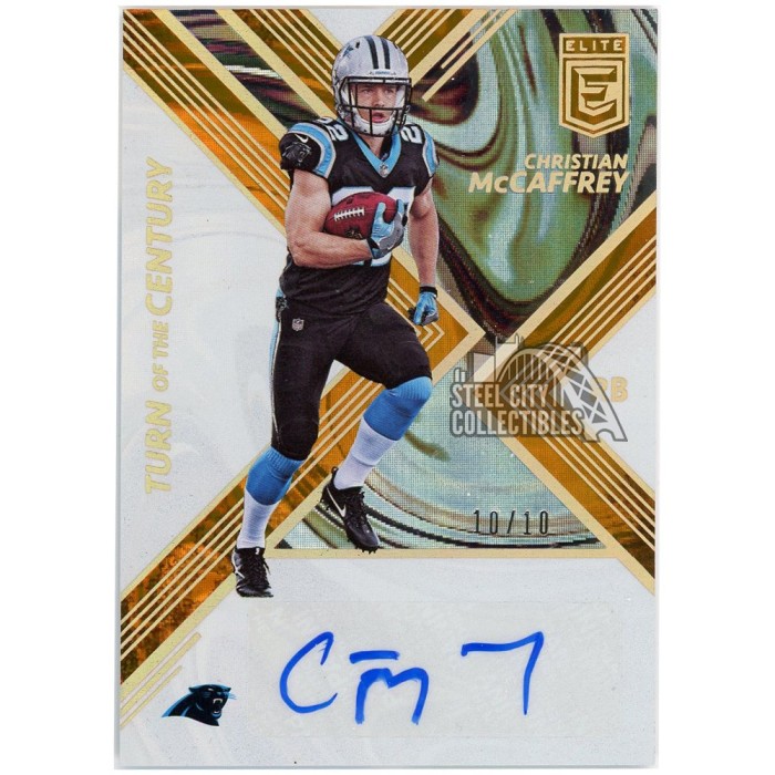 Christian McCaffrey 2017 Panini Donruss Elite Turn of the Century ...