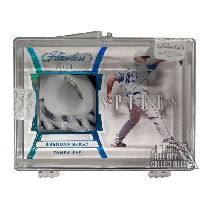 Brendan McKay 2020 Panini Flawless Rookie Spikes Card #S-BM 03/10 ...
