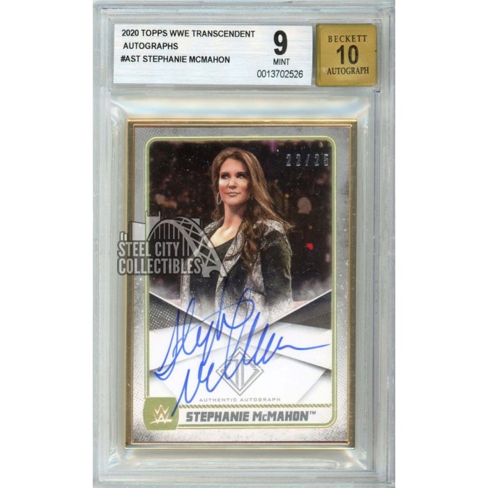 Stephanie McMahon 2020 Topps Transcendent WWE Autograph Card #A-ST 22/ ...