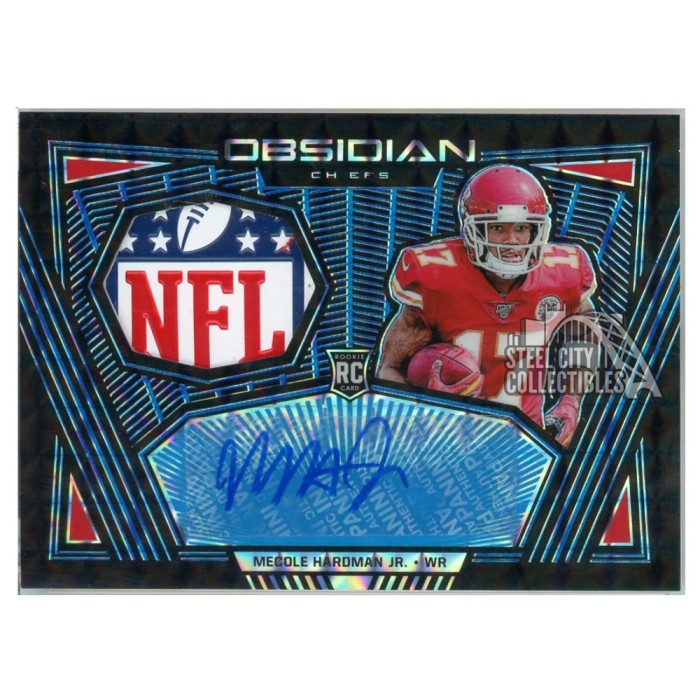Mecole Hardman Jr 2019 Panini Obsidian Autograph NFL Shield Rookie ...