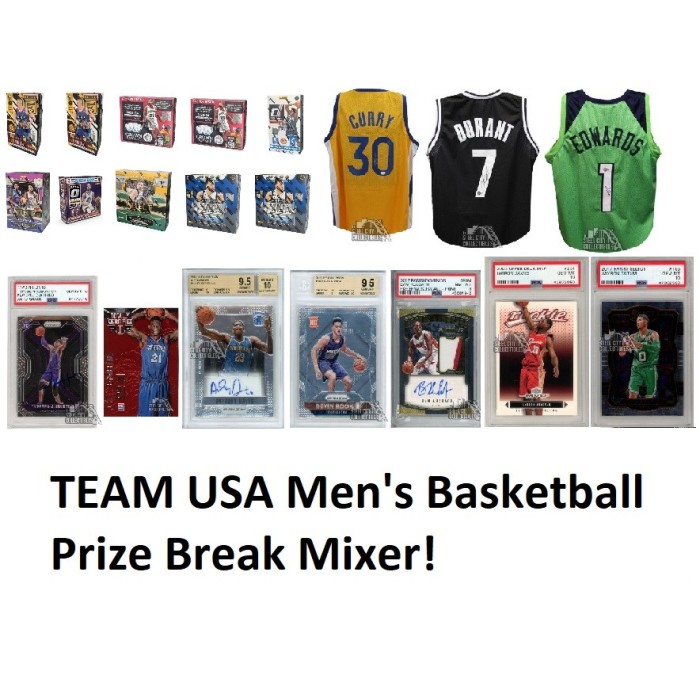 TEAM USA Men's Basketball (GOLD MEDALISTS) Prize Break! 2023-24 Panini ...