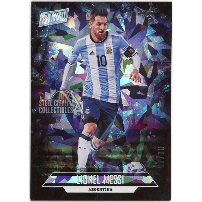 Lionel Messi 2018 Panini Father's Day Cracked Ice Card #14 07/10 ...