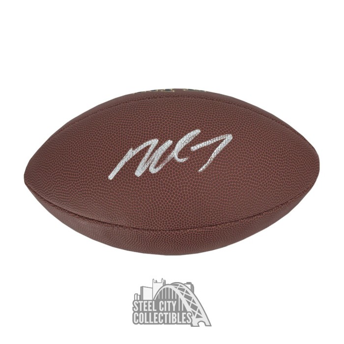 Michael Vick Autographed Wilson Football - BAS | Steel City Collectibles