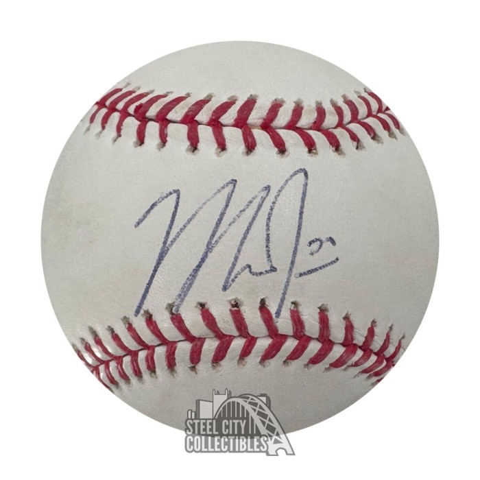 Mike Trout Autographed Official MLB Baseball - JSA LOA | Steel City ...