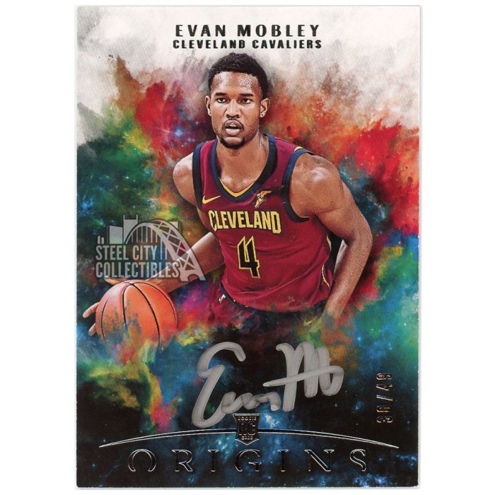 Evan Mobley 2021-22 Panini Origins Silver Ink Rookie Autograph Card #IK ...