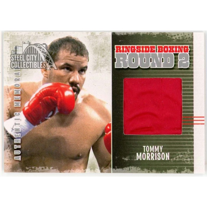 Tommy Morrison 2011 ITG Ringside Boxing Silver Trunks Card #AM-41 ...