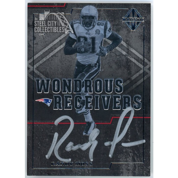 Randy Moss 2017 Panini Majestic Wondrous Receivers Autograph Card #WRRM ...
