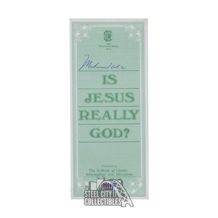 Muhammad Ali Autographed Is Jesus Really God? Brochure - PSA/DNA ...