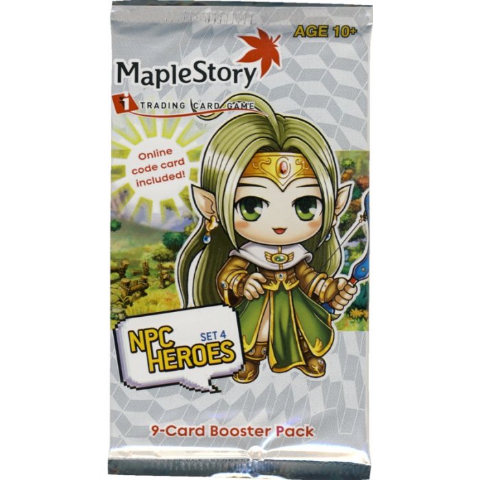 Maple Story NPC Heroes Set 4 Booster 18-Pack Lot | Steel City Collectibles