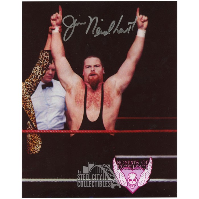 Jim Neidhart Autographed 8x10 Photo - Leaf | Steel City Collectibles