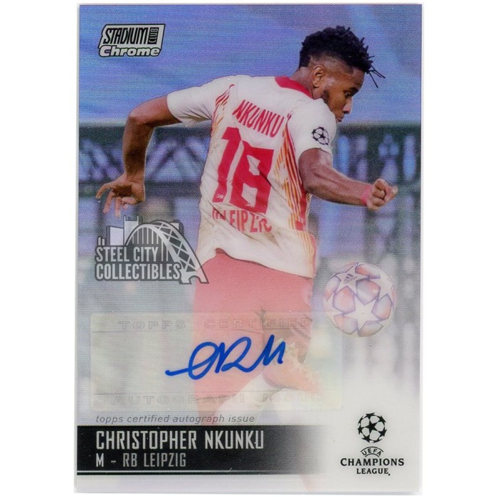 Christopher Nkunku 2020-21 Topps Stadium Club Chrome UEFA Champions ...