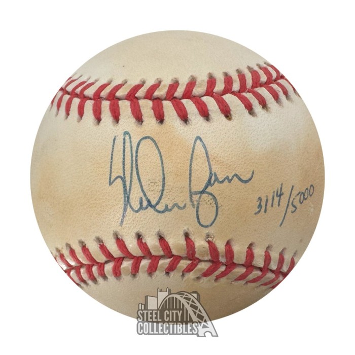 Nolan Ryan Autographed Official American League Baseball 3114/5000 ...
