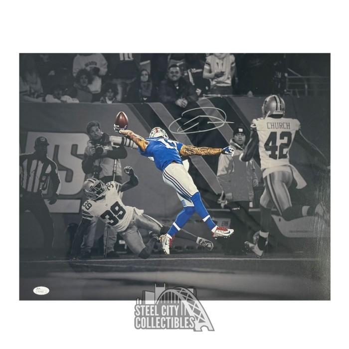 Odell Beckham Jr Autographed New York Giants 16x20 Photo - JSA (One ...