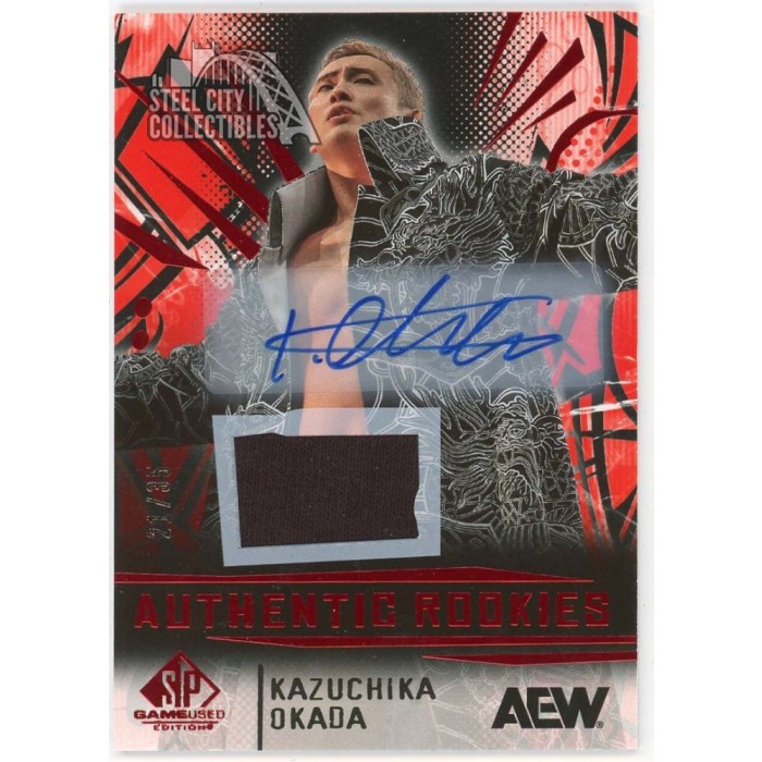 Kazuchika Okada 2025 Upper Deck AEW SP Game Used Authentic Rookies ...