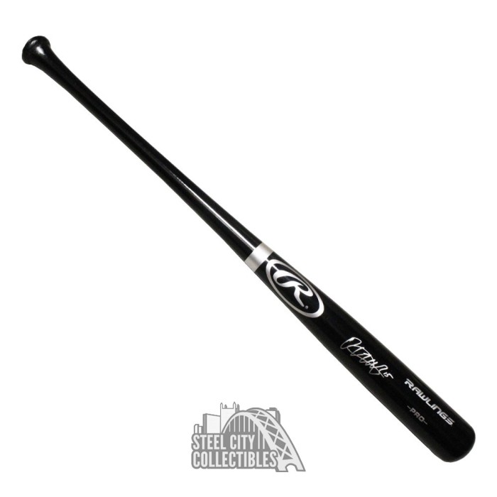 Oneil Cruz Autographed Rawlings Black Baseball Bat - JSA | Steel City ...