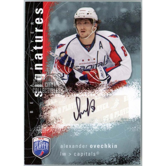 Alex Ovechkin 2007-08 Upper Deck Be A Player Autograph Card #S-AO ...