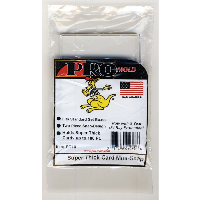 Pro Mold PC10 Plastic Snap Tight Holder | Steel City Collectibles