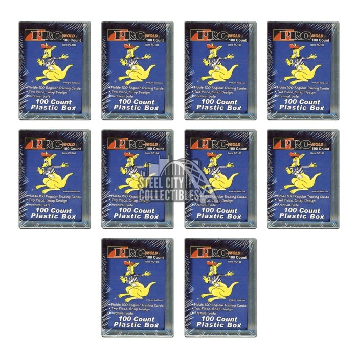 Pro Mold PC100 Plastic Box Lot of 10 | Steel City Collectibles