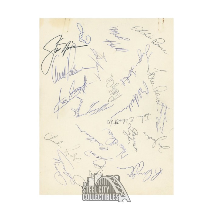 PGA Golfers HOFers & Stars Autographed Multi Signed Stationary - JSA ...