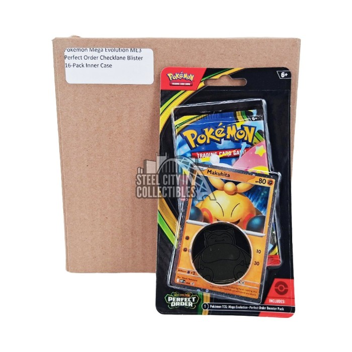 Pokemon Mega Evolution ME3 Perfect Order Checklane Blister 16-Pack ...