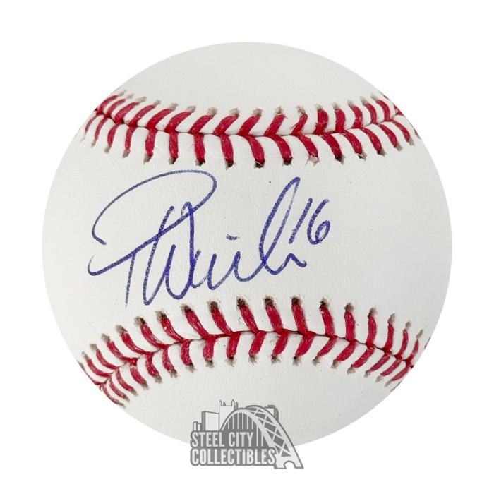 Patrick Wisdom Autographed Official MLB Baseball - BAS | Steel City ...