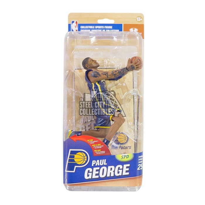 Paul George Indiana Pacers McFarlane NBA Series 25 Blue Bronze Chase ...