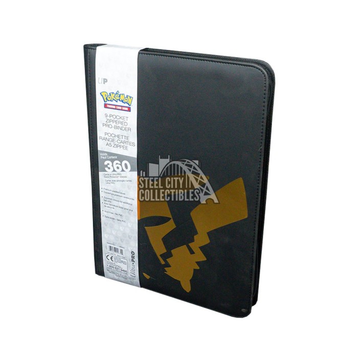 Ultra Pro Pikachu 9-Pocket Zippered Binder | Steel City Collectibles