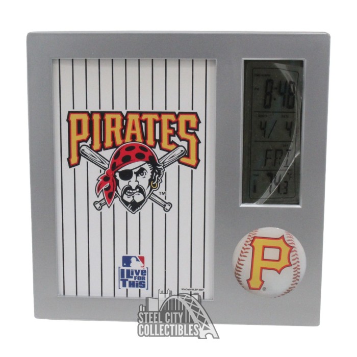 Pittsburgh Pirates Team Desk Clock | Steel City Collectibles