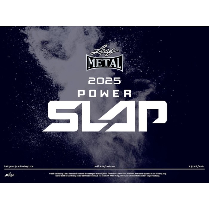 2025 Leaf Metal Power Slap Box | Steel City Collectibles