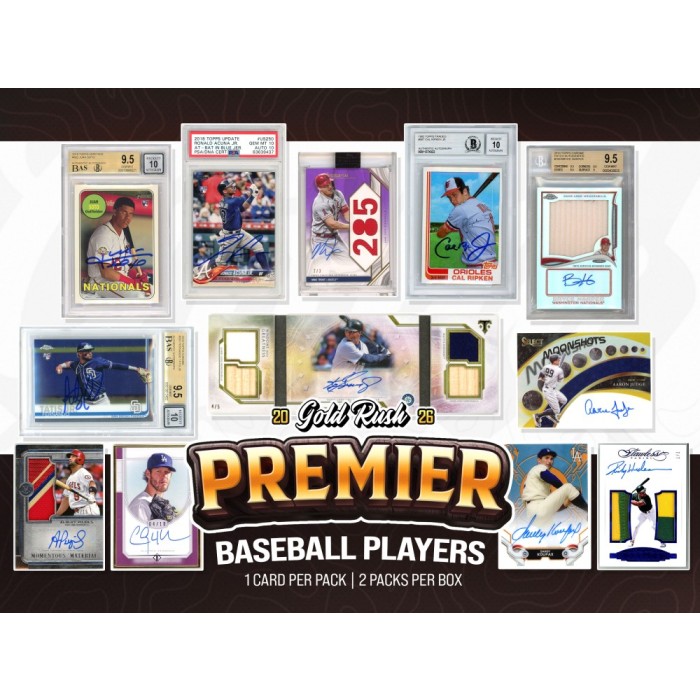 2026 Gold Rush Premier Baseball Players 6-Box Case | Steel City ...