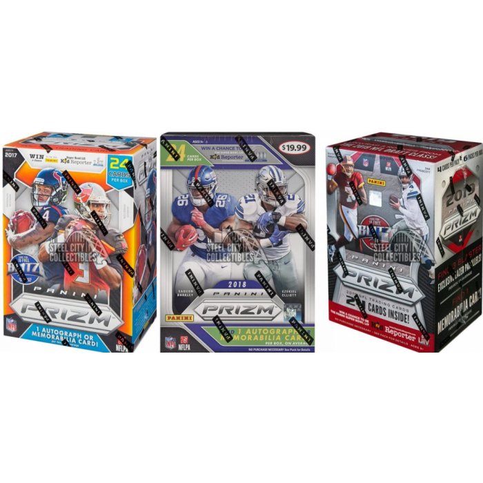 2017-19 Panini Prizm FB Blaster 3-Box Random Division Group Break #1 ...