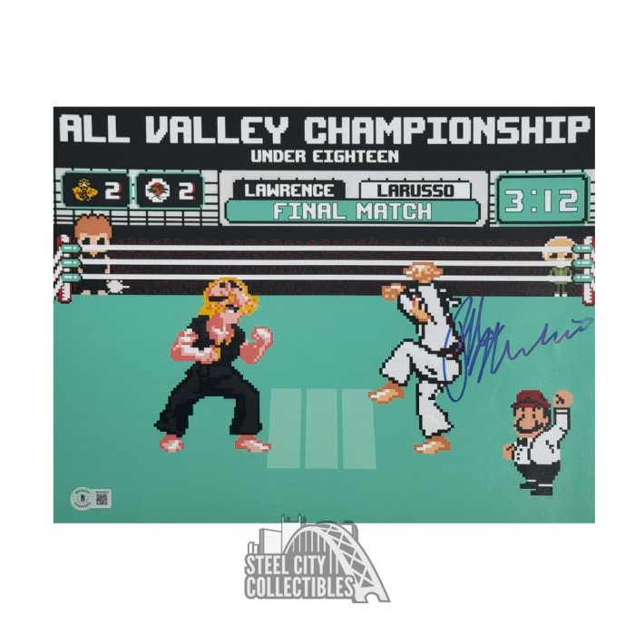 Ralph Macchio Autographed The Karate Kid 8-Bit 11x14 Photo - BAS ...